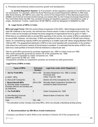 48947731 a-project-report-on-microfinance-in-india | PDF