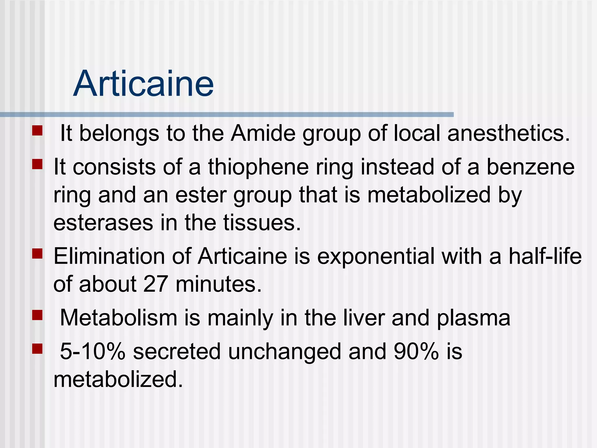 Recent advances in Local anesthesia | PPT