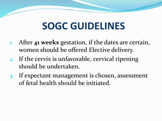 Prolonged pregnancy | PPTX