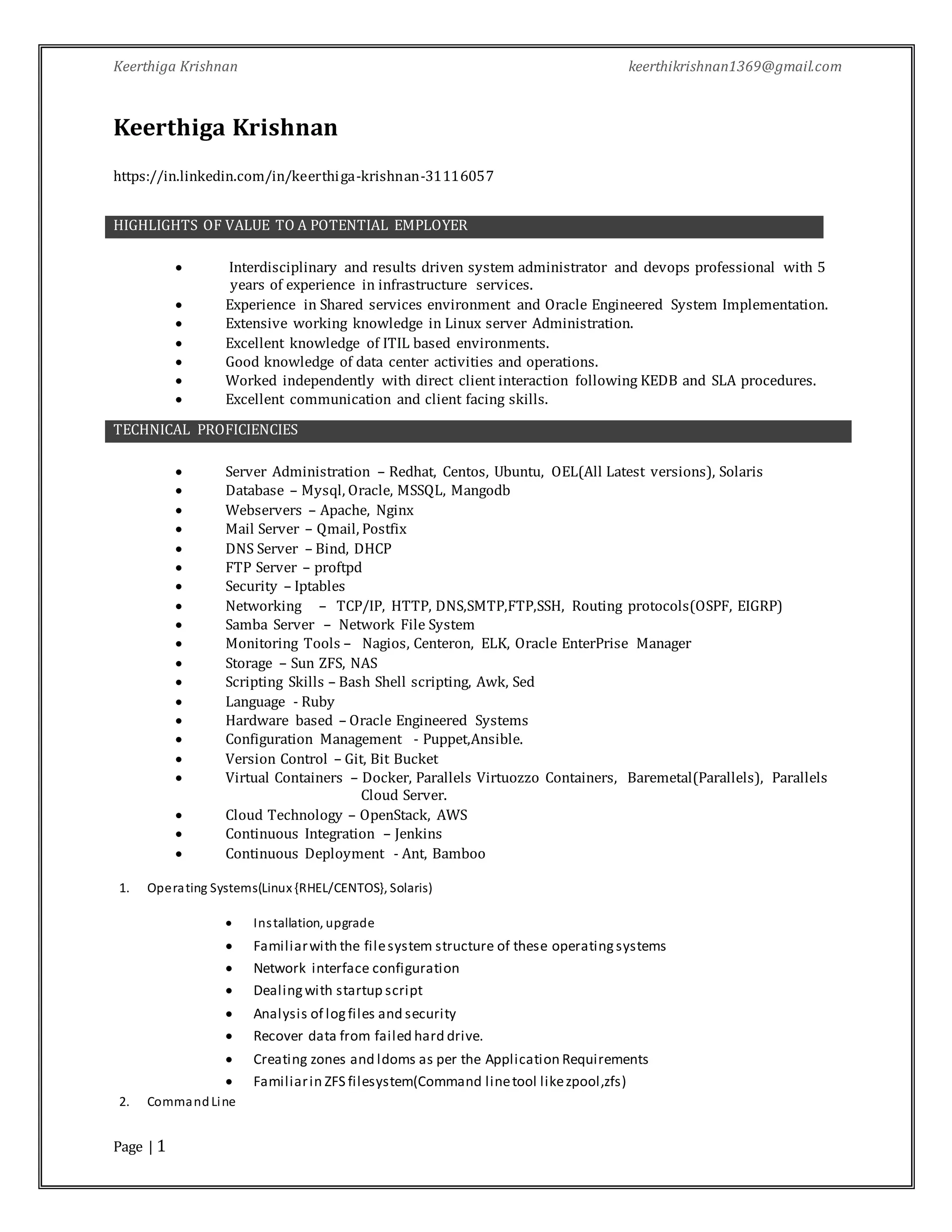 keerthi-resume | DOCX | Cloud Computing | Internet