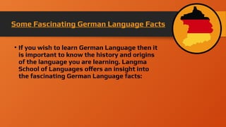 German Language Institute | Online German Language Course | PPT