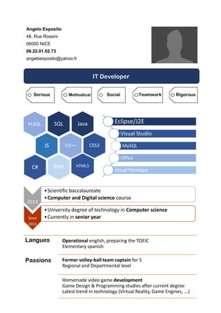 CV Angelo-Exposito21 | PDF
