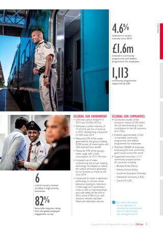 G4S CSR Report 2015 | PDF