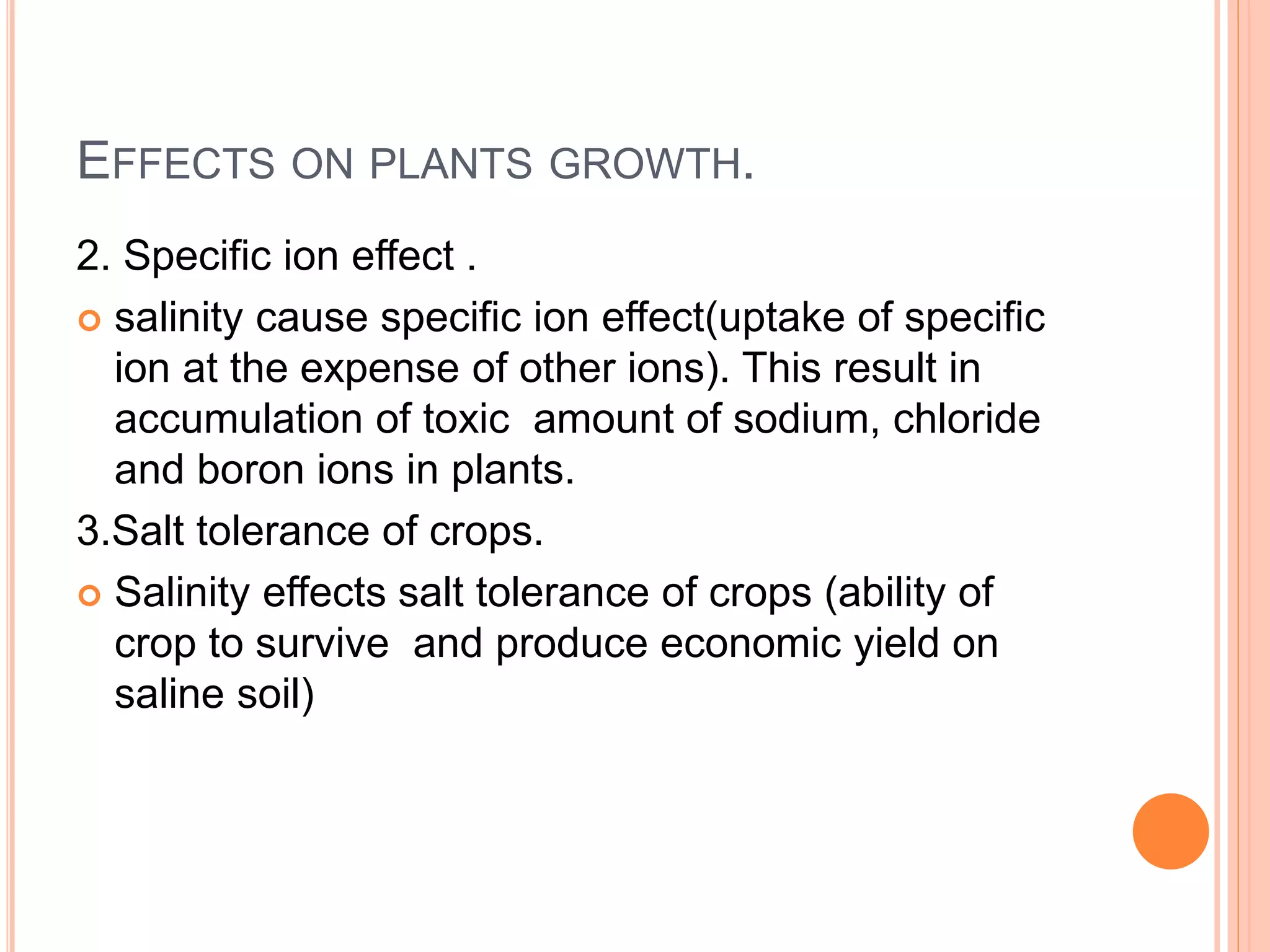 7-Waterlogging and salinity | PPTX