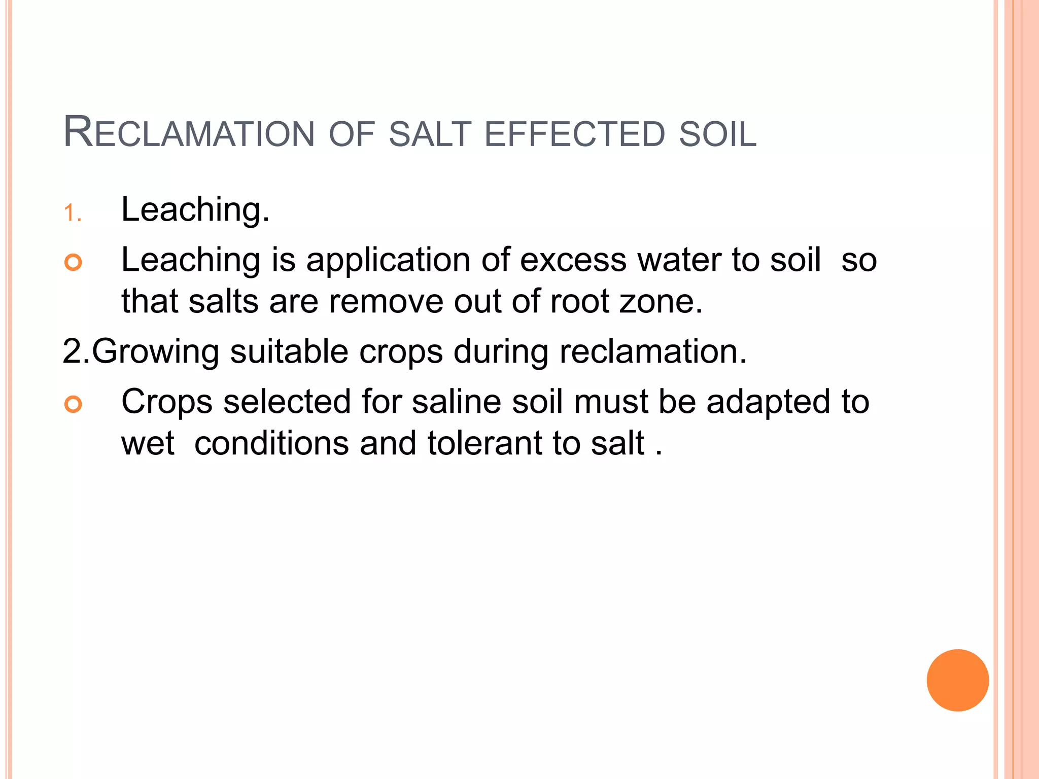 7-Waterlogging and salinity | PPTX