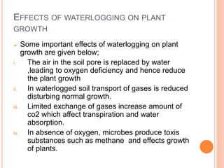 7-Waterlogging and salinity | PPTX