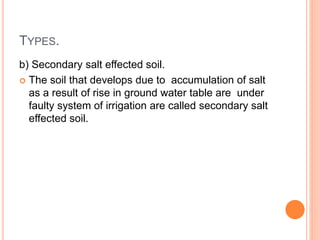 7-Waterlogging and salinity | PPTX