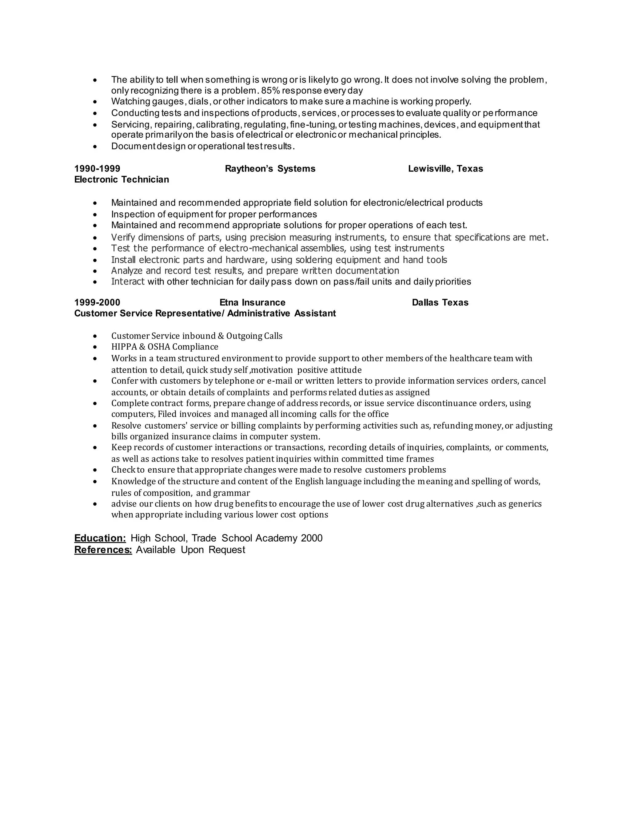 Patricia Reed ( Resume ) | DOCX