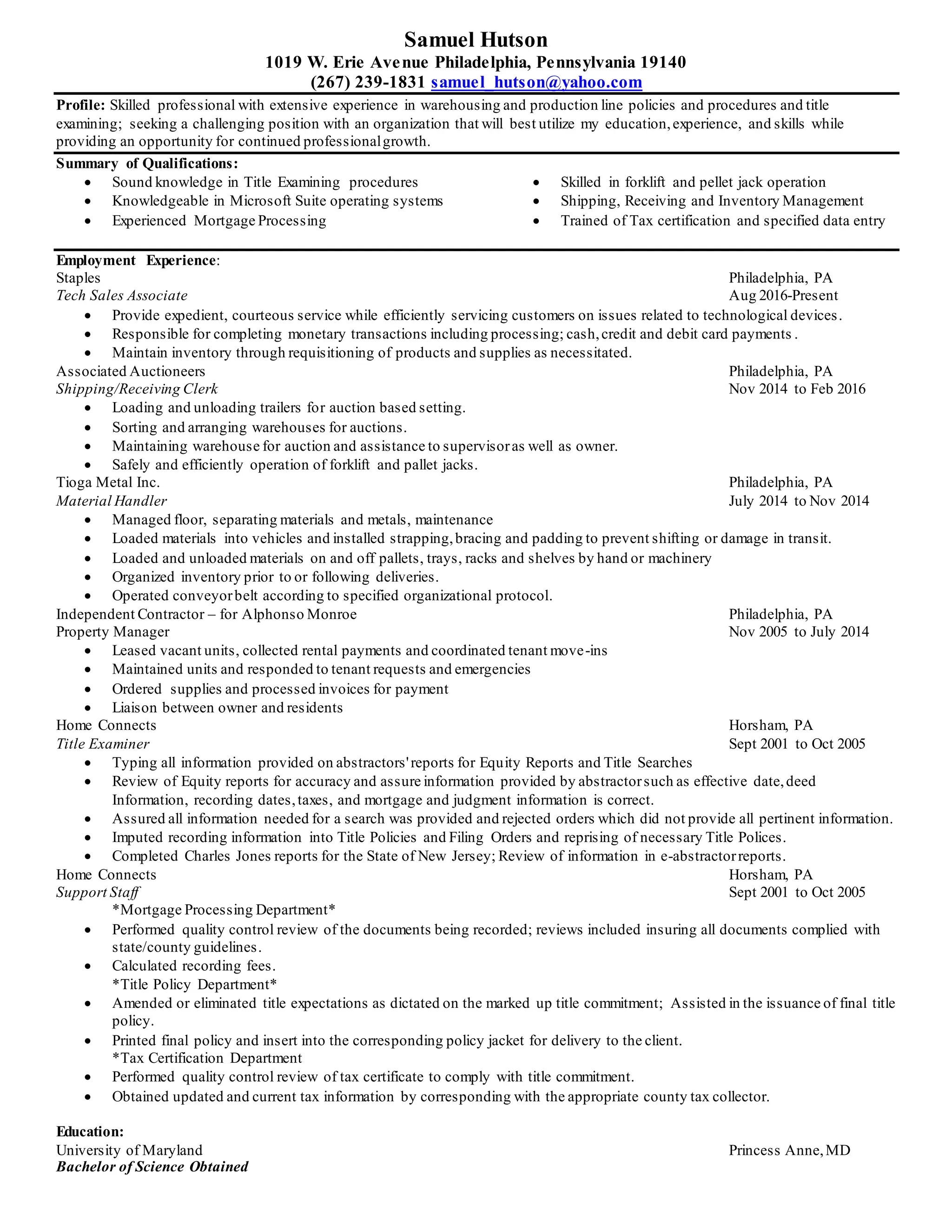 Samuel Hutson Resume 2 | DOCX