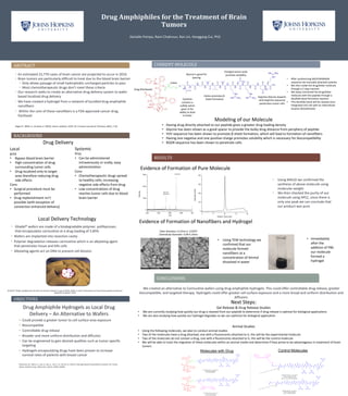 Drug Amphiphiles for the Treatment of Brain Tumors - Poster | PDF