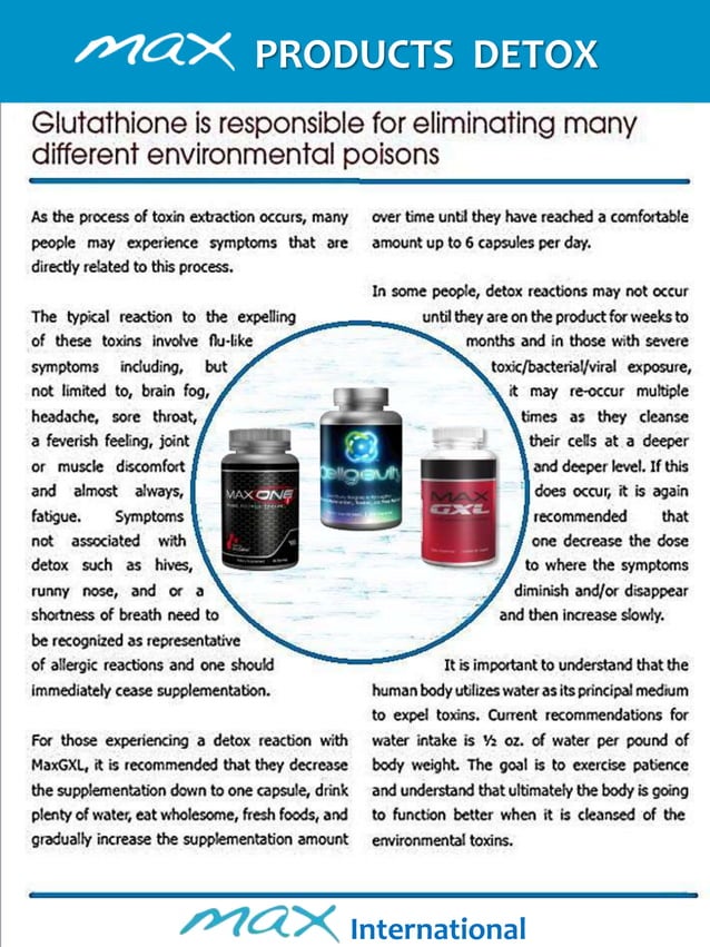 DETOX PRODUCTS | PPTX