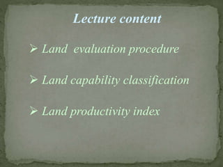 Behzod - Land Evaluation | PPTX