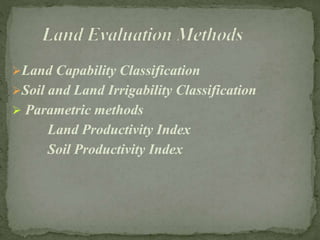 Behzod - Land Evaluation | PPTX