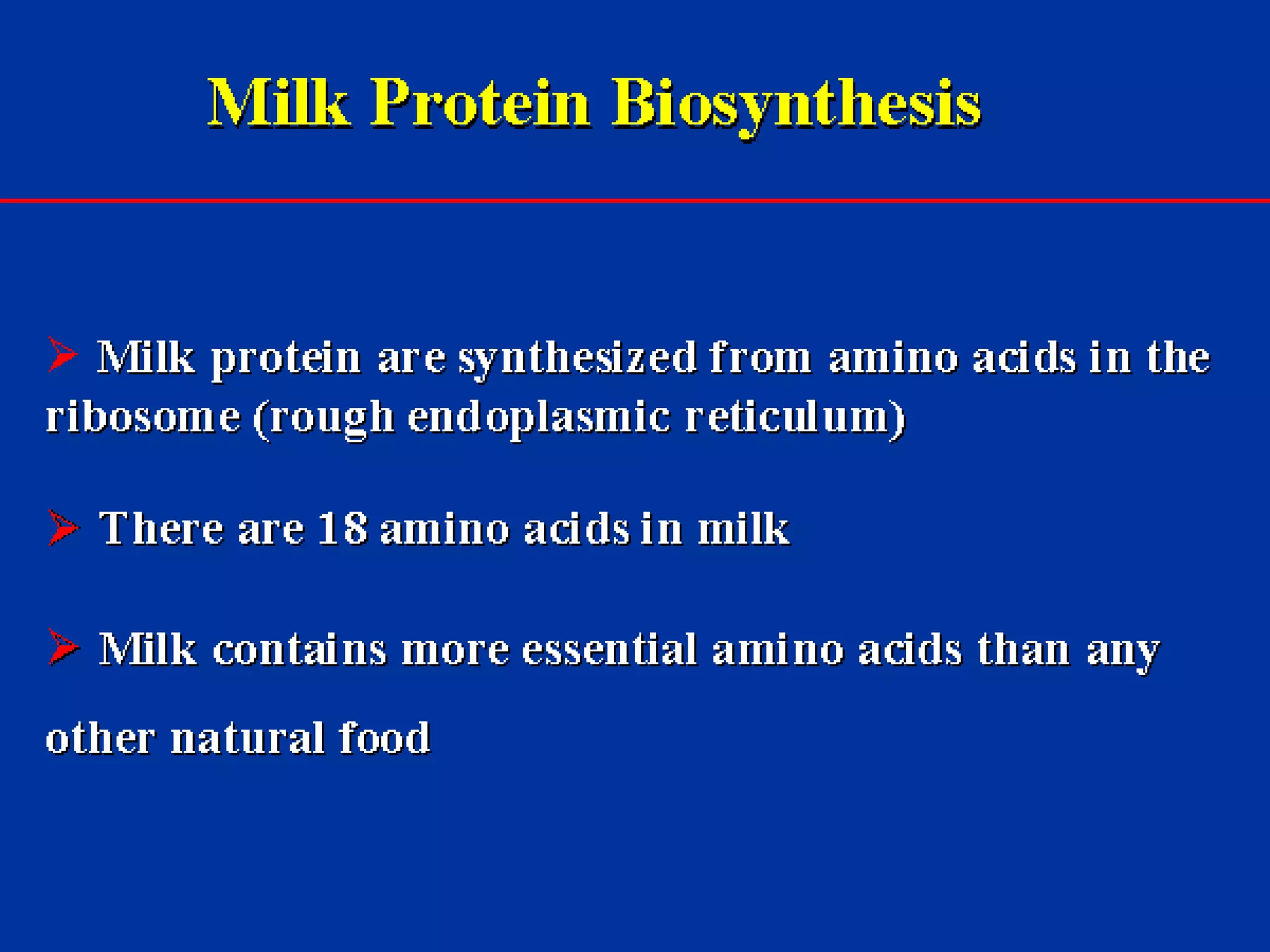 Composition and biosynthesis of milk component | PPTX