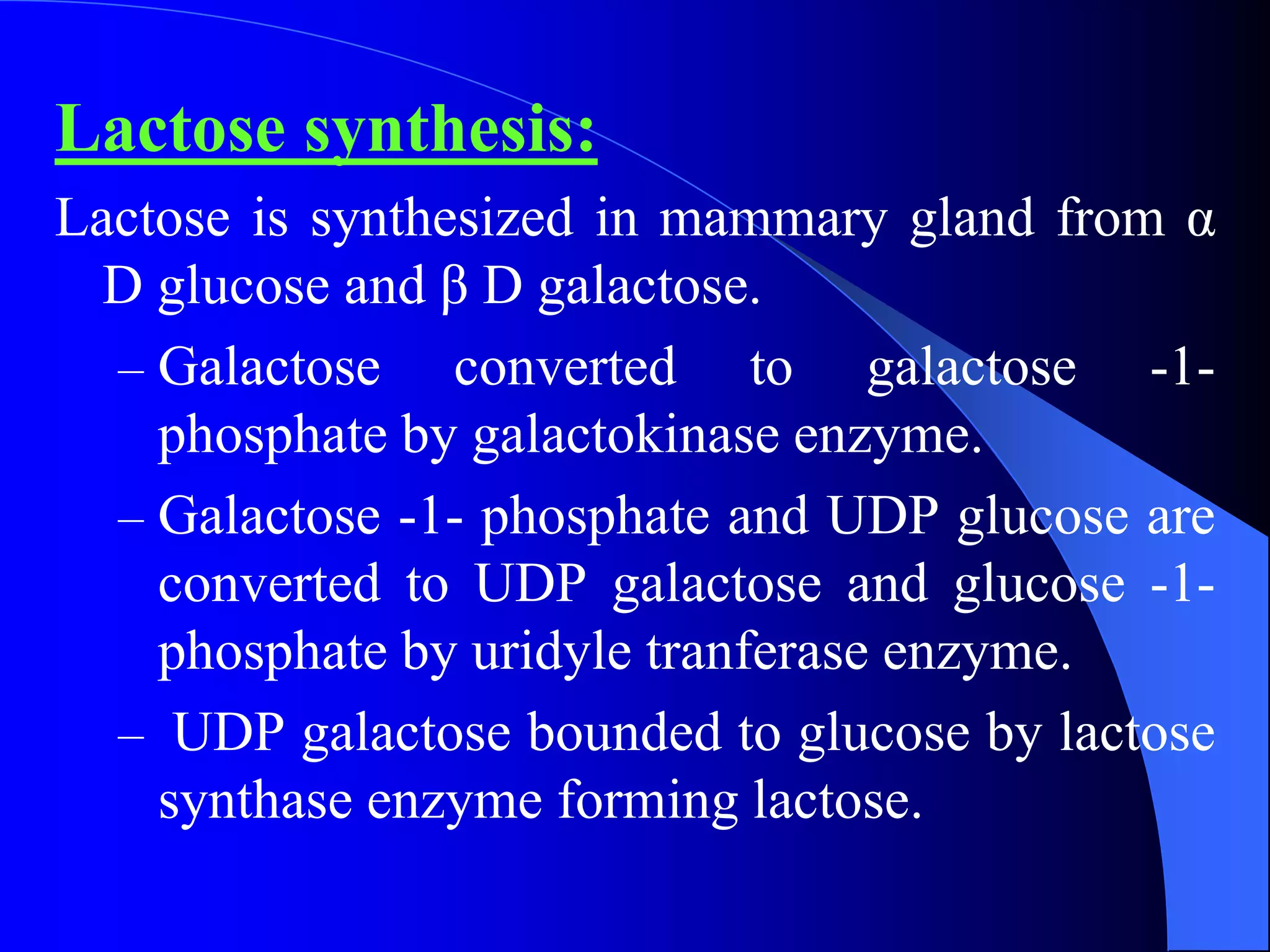 Composition and biosynthesis of milk component | PPTX
