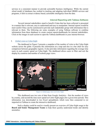 Internal Reporting with Tableau | PDF