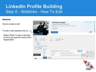 LinkedIn Profile Builder-Final | PPTX | Social Networking | Internet