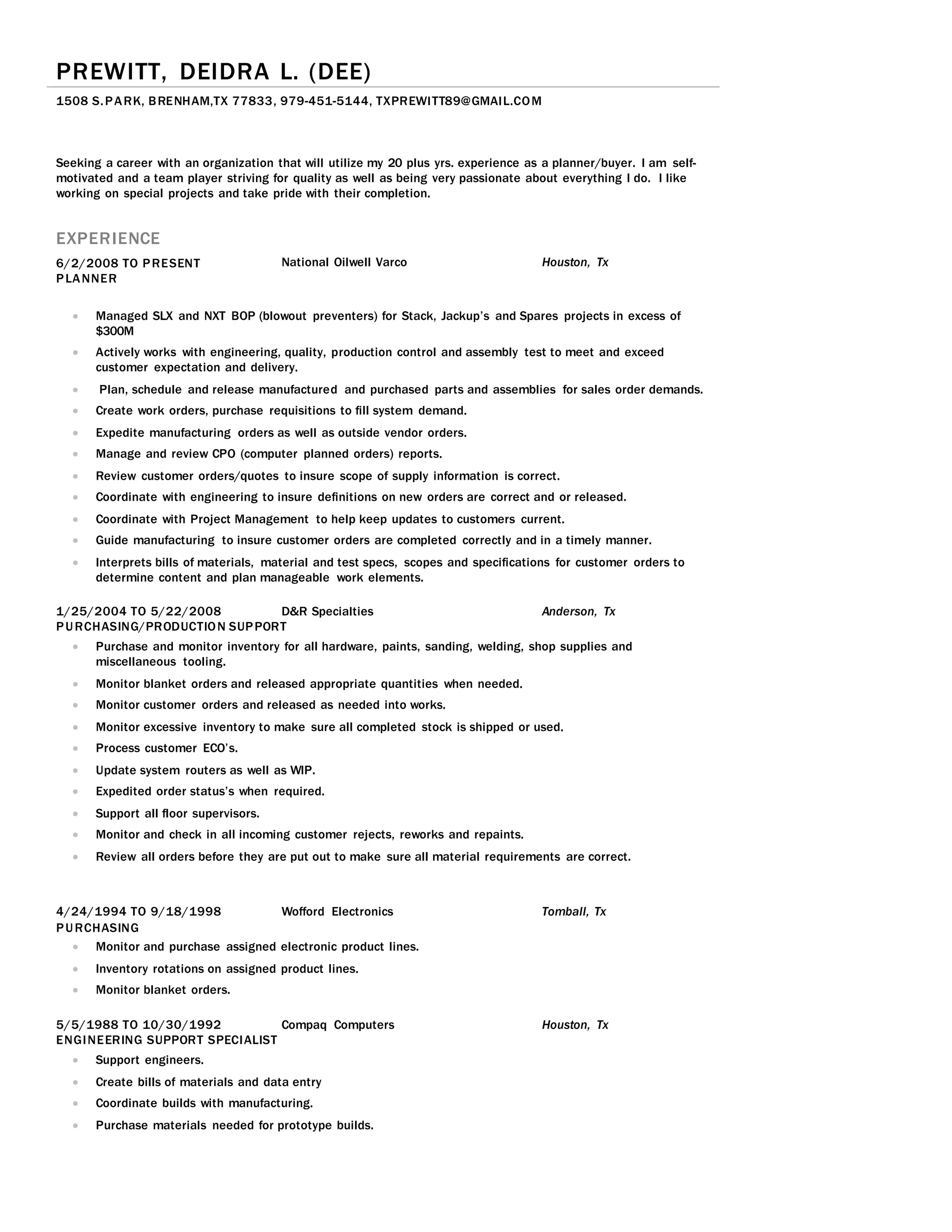 RESUME 2016 | DOCX