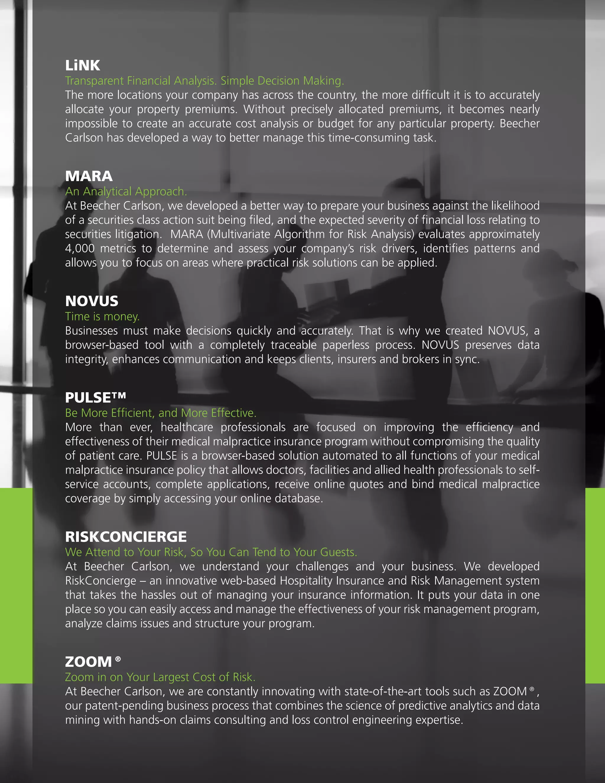 BC Corporate Brochure | PDF | Insurance | Personal Finance