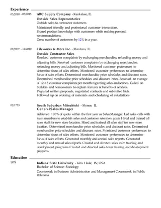 MIKE'S NEW RESUME FORMAT 2016 | PDF