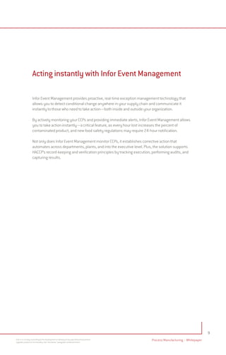 Process Manufacturing Ensuring Food Safety, white paper, English, US ...