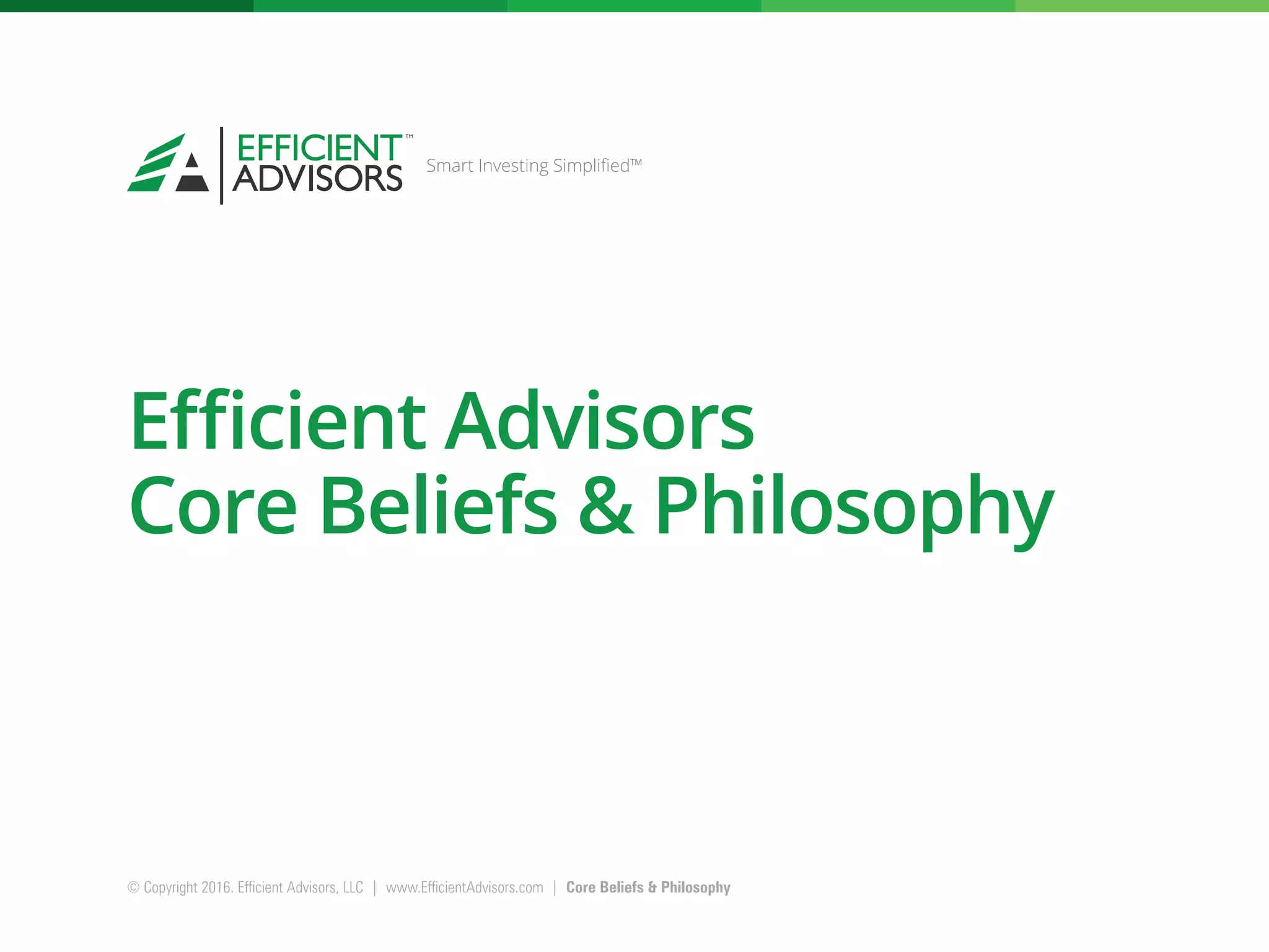 EA - Core Beliefs Presentation_EA Core Factor Factor Plus | PDF ...