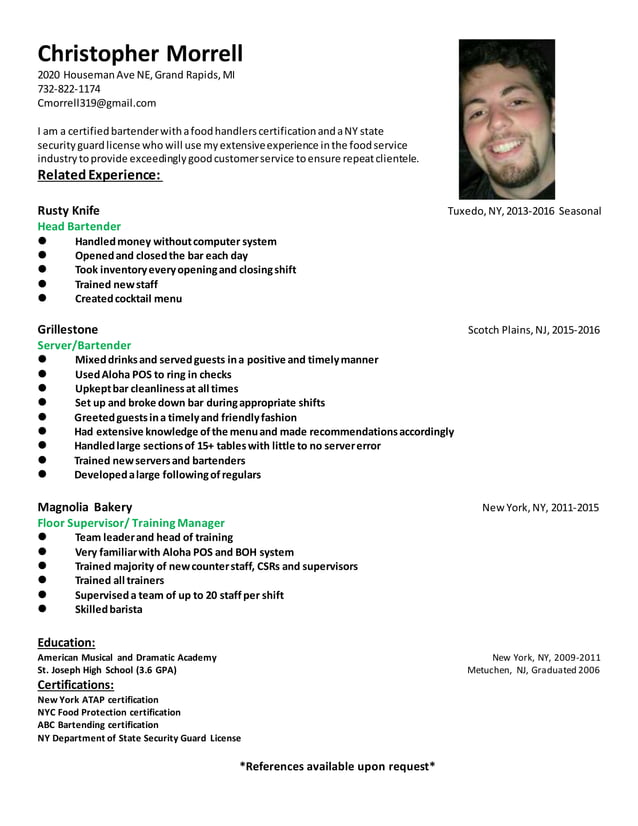 Chris Resume 2016 | PDF