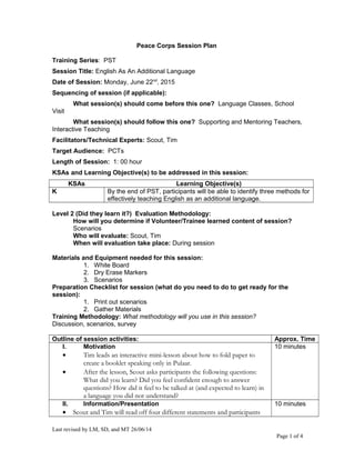 English as an addition language LP | PDF