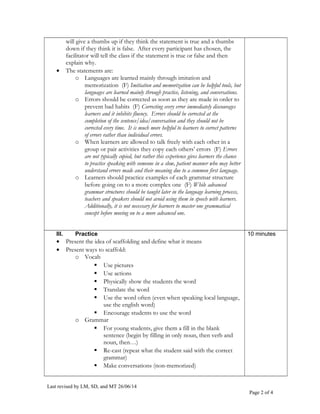 English as an addition language LP | PDF