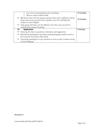 English as an addition language LP | PDF