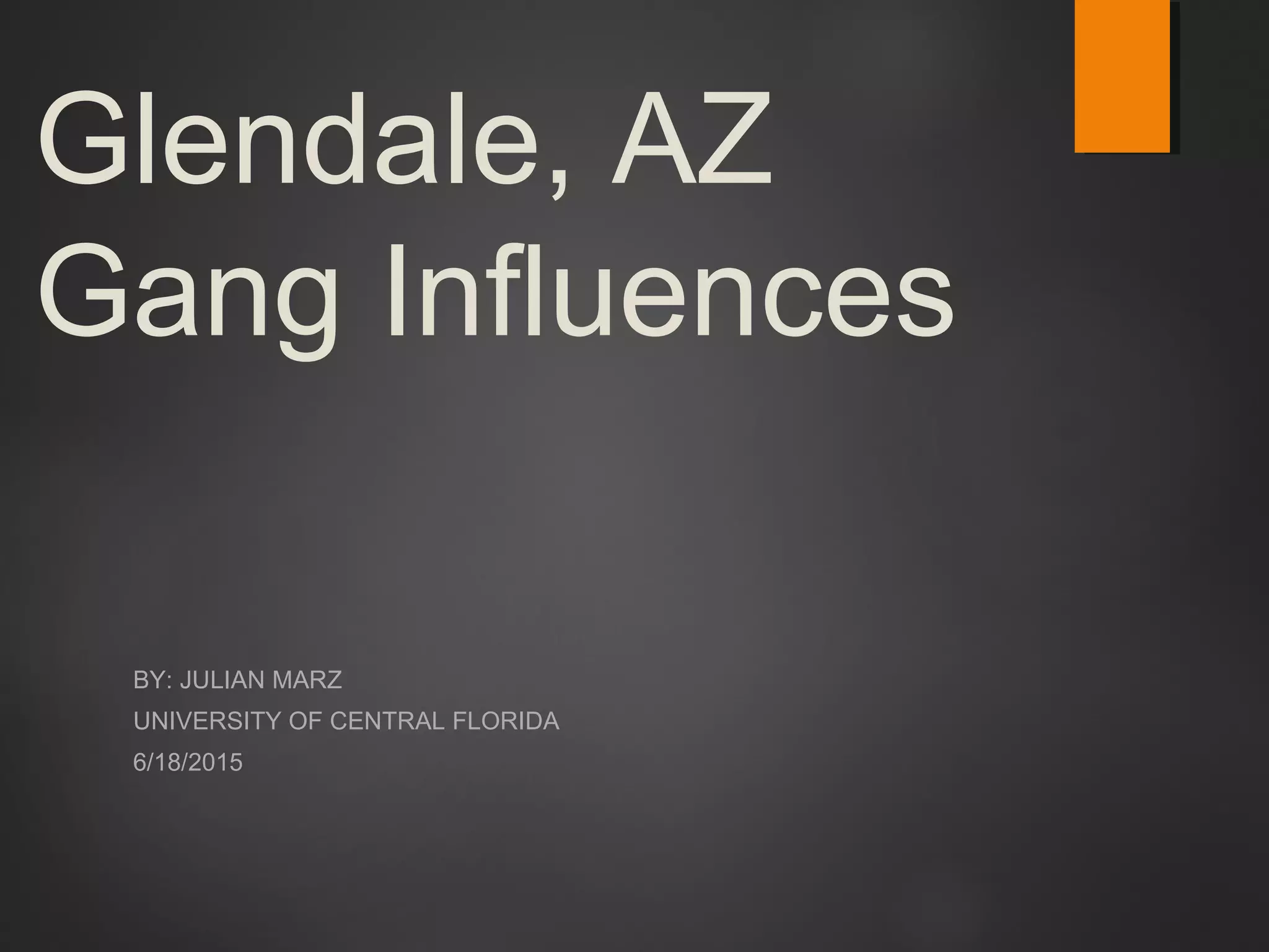 Mapping Gangs1 | PPT
