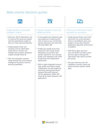 microsoft-dynamics-365-for-operations-retail-factsheet | PDF | Cloud Computing | Internet