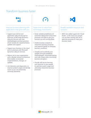 microsoft-dynamics-365-for-operations-retail-factsheet | PDF | Cloud Computing | Internet