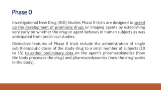 Clinical study emphasizing on phases of clinical trials. | PPTX