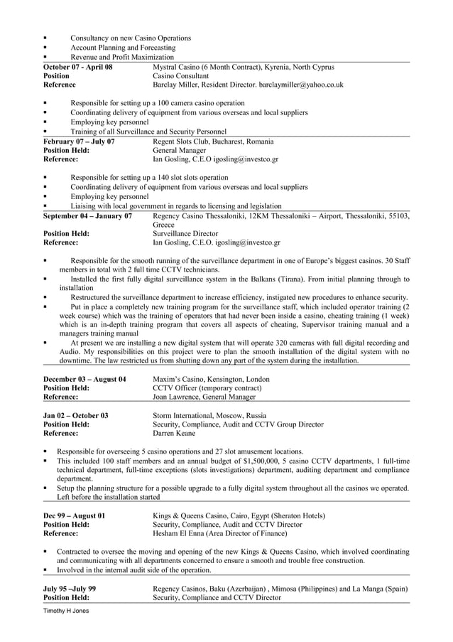 Timothy Jones CV-UK | DOC