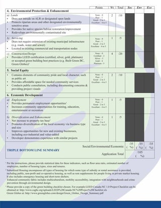 PortCoquitlam_Sustainability_Checklist | PDF | Civil Engineering ...