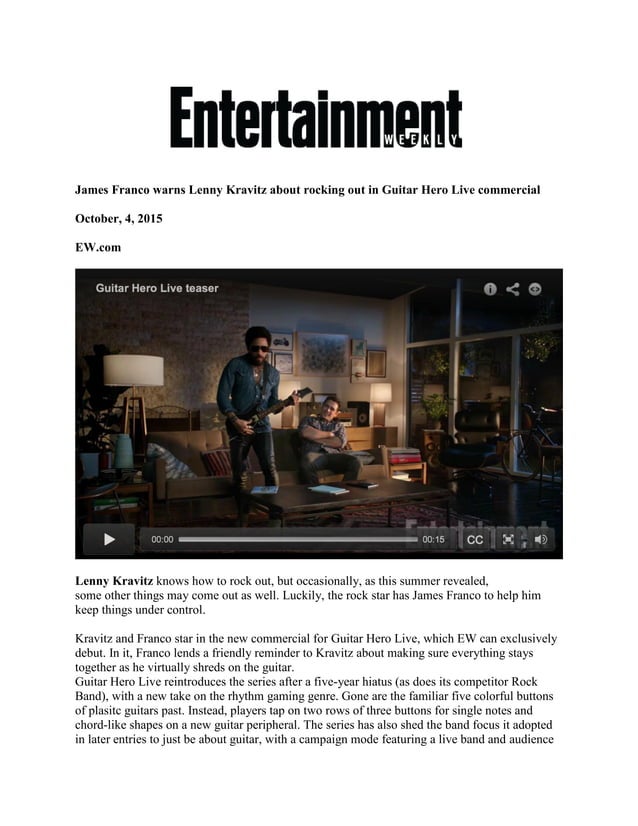 Press Clips Samples | PDF