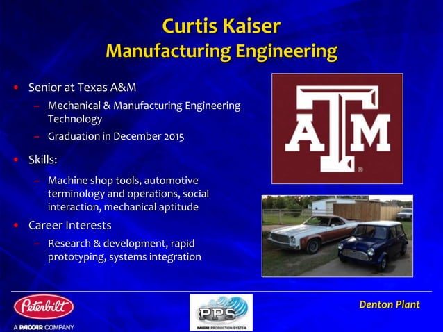 Curtis Kaiser - Intern Presentation | PPT