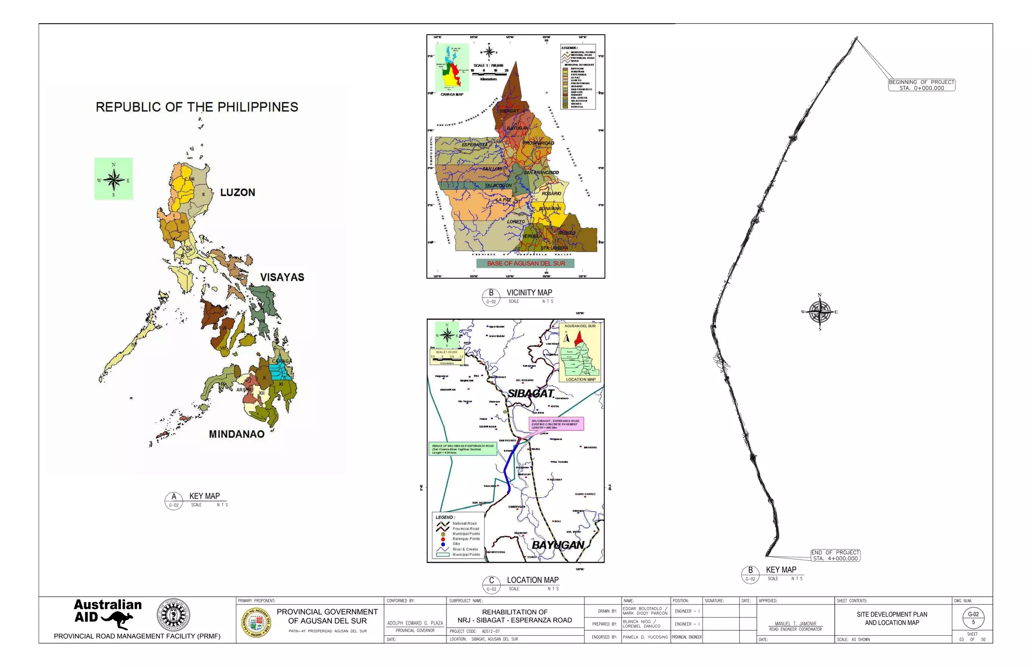 REHABILITATION OF SIBAGAT-ESPERANZA_ROAD | PDF