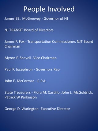 NJT Planning managment | PPTX