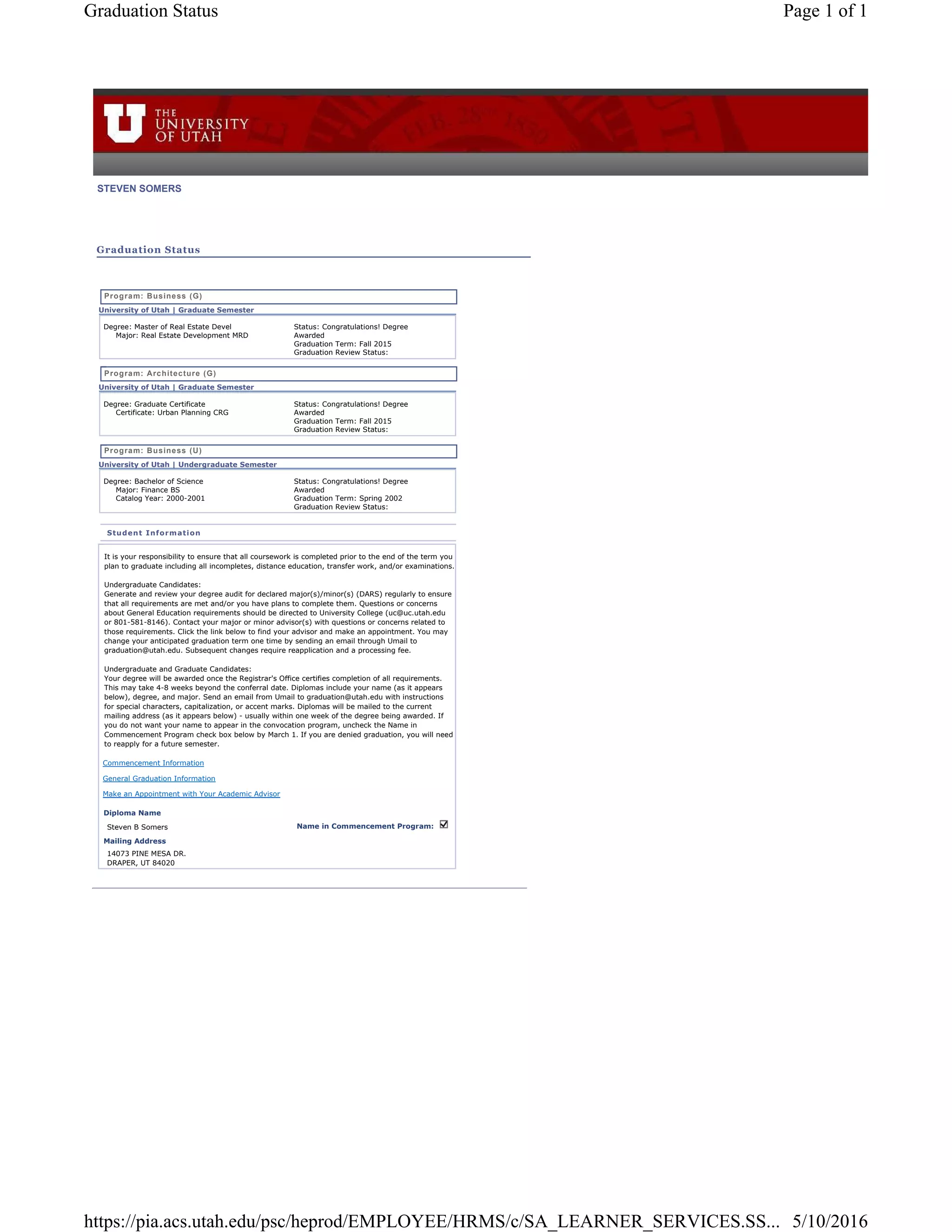 Graduation_Status_ | PDF