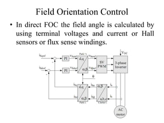 Vector Control of AC Induction Motors | PPTX
