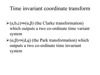 Vector Control of AC Induction Motors | PPTX