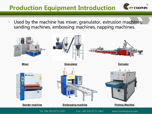 wpc products produce process