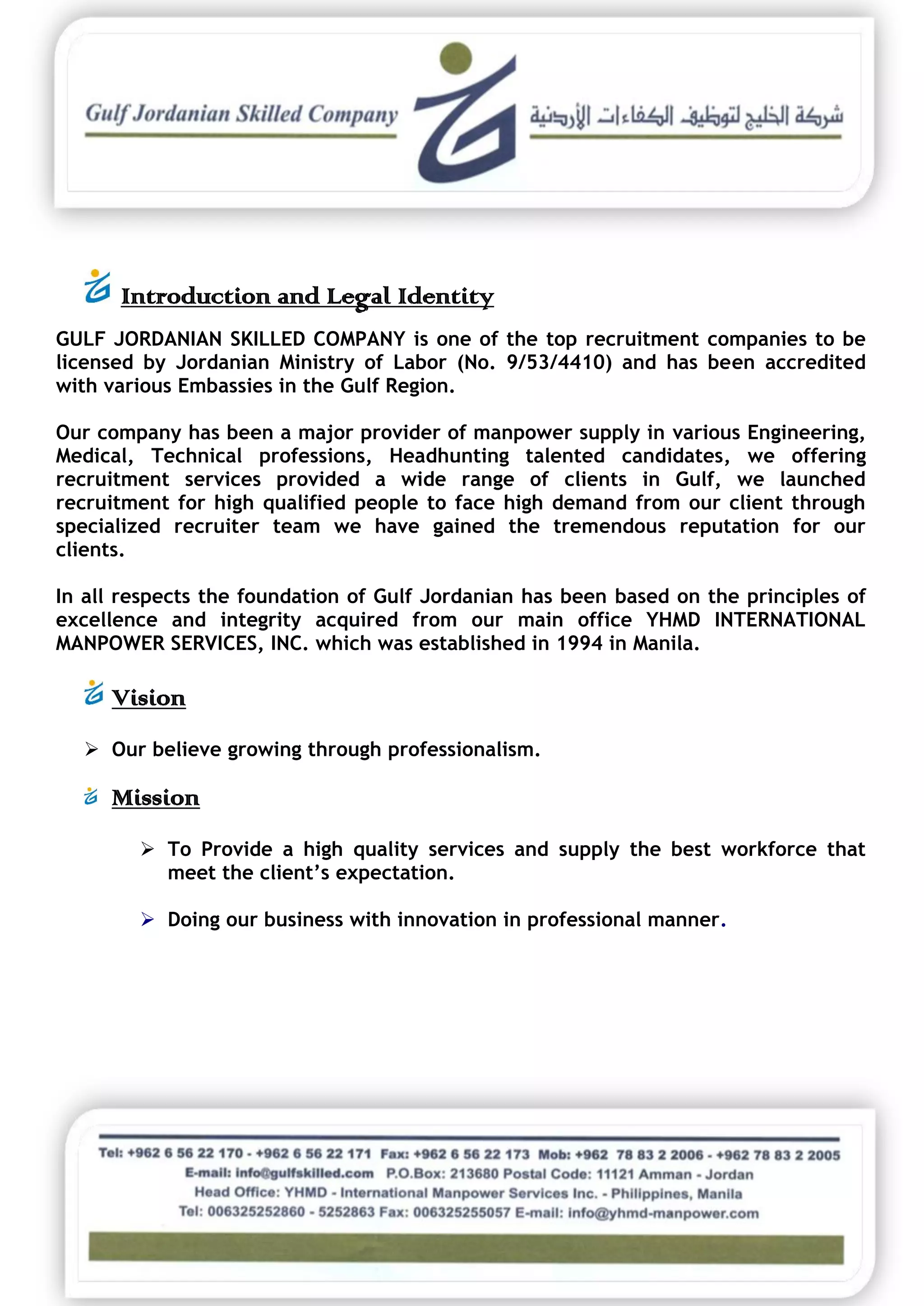Profile GJS Co. | PDF