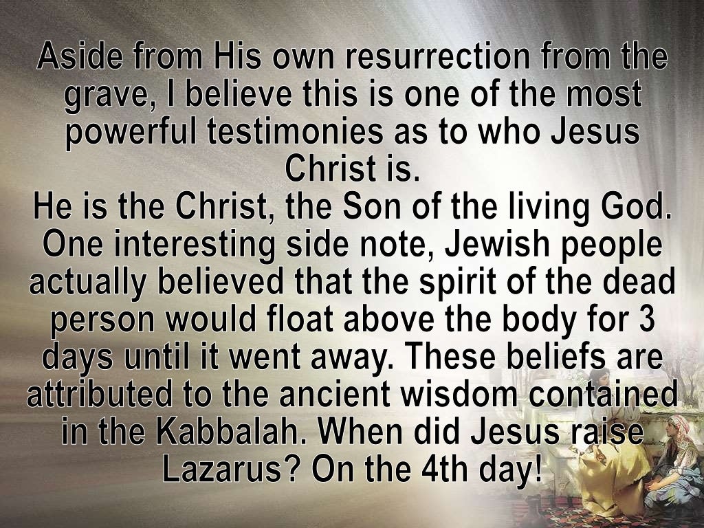 48 Jesus Power Over Death