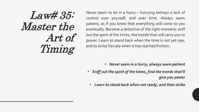 48 laws of power cheat sheet | PPT