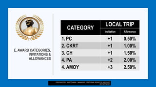 48th Annual Family Service Awards Guidelines for Area Managers | PPT
