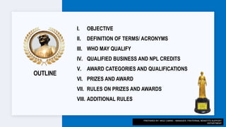 48th Annual Family Service Awards Guidelines for Unit Managers | PPTX ...