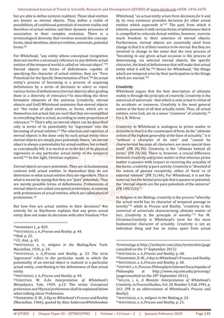 Whitehead's Process Metaphysics as a New Link between Science and ...